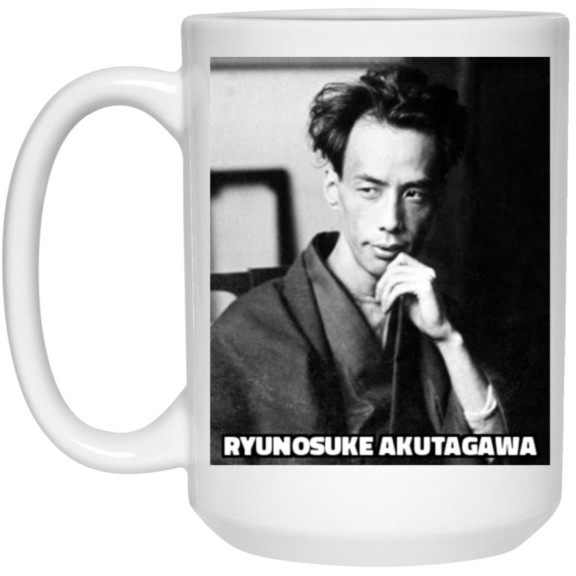 Ryunosuke Akutagawa Japanese Writer Mug, Japanse Literature Lover ...