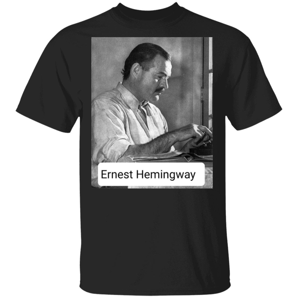Ernest Hemingway T-shirt American Writer Shirt G500 5.3 Oz. T-shirt - Etsy