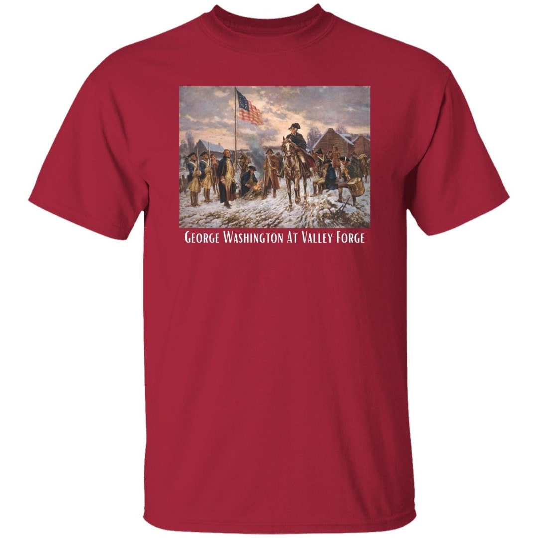 George Washington at Valley Forge Tshirt, July 4th T-shirts, American ...