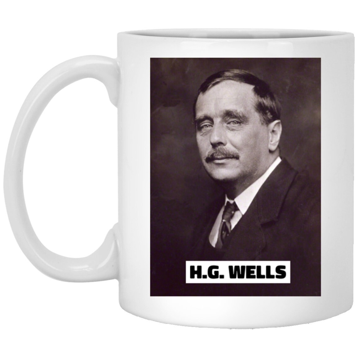 H.G. Wells Mug, HG Wells Coffee Mug, H G Wells Science Fiction Mug War ...
