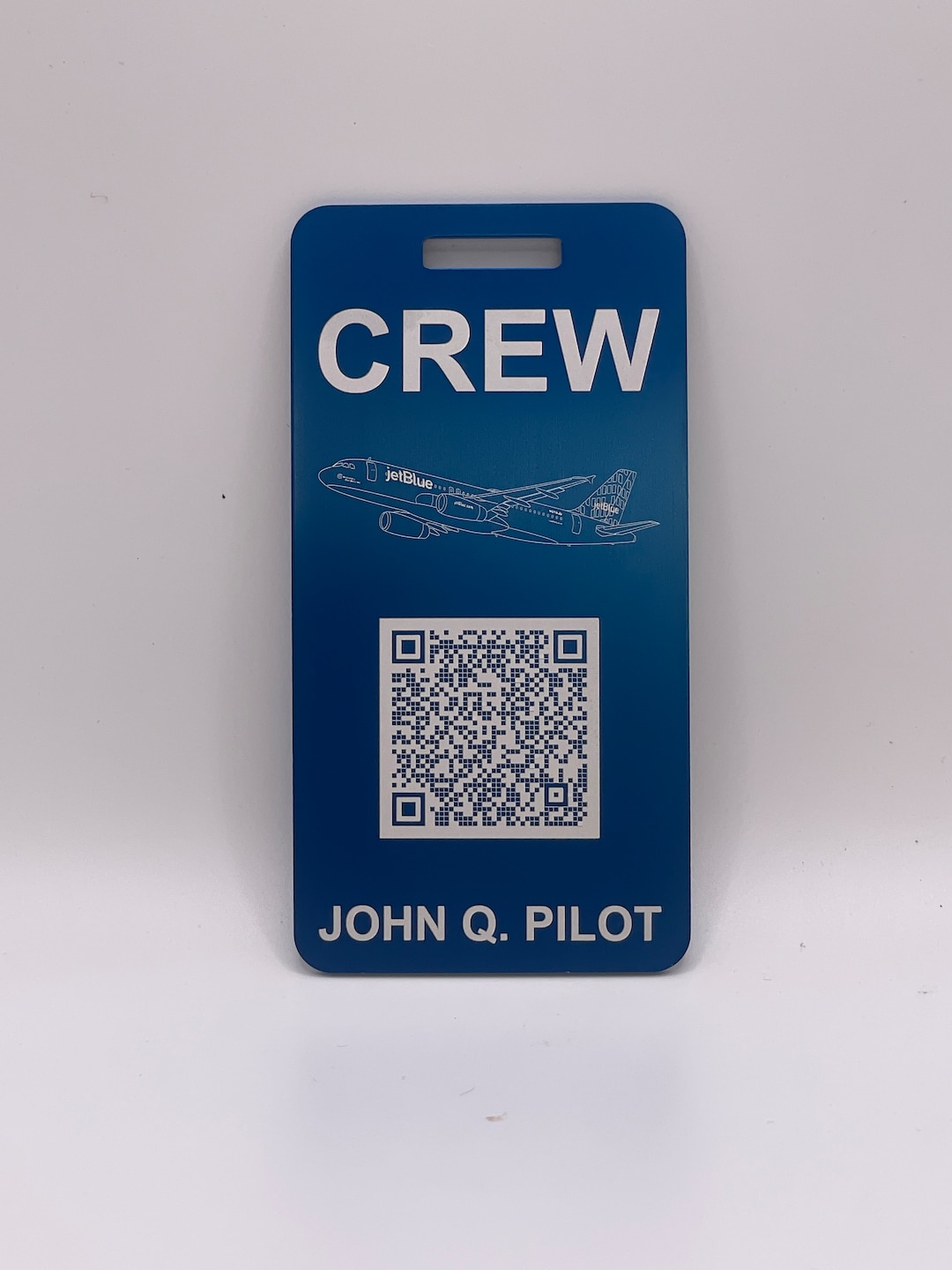Jetblue Crew Aluminum Crew Baggage Tags V3 1 Pair - Etsy