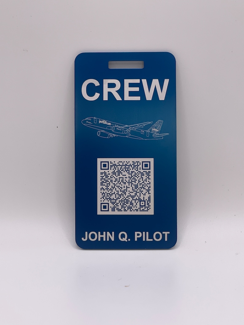 SPECIAL EDITION! Jetblue V2 Metal Baggage Tags! - Etsy