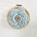 Light Blue Wall Art / Blue Wall Decor / Floral Wall Hangings / Blue ...