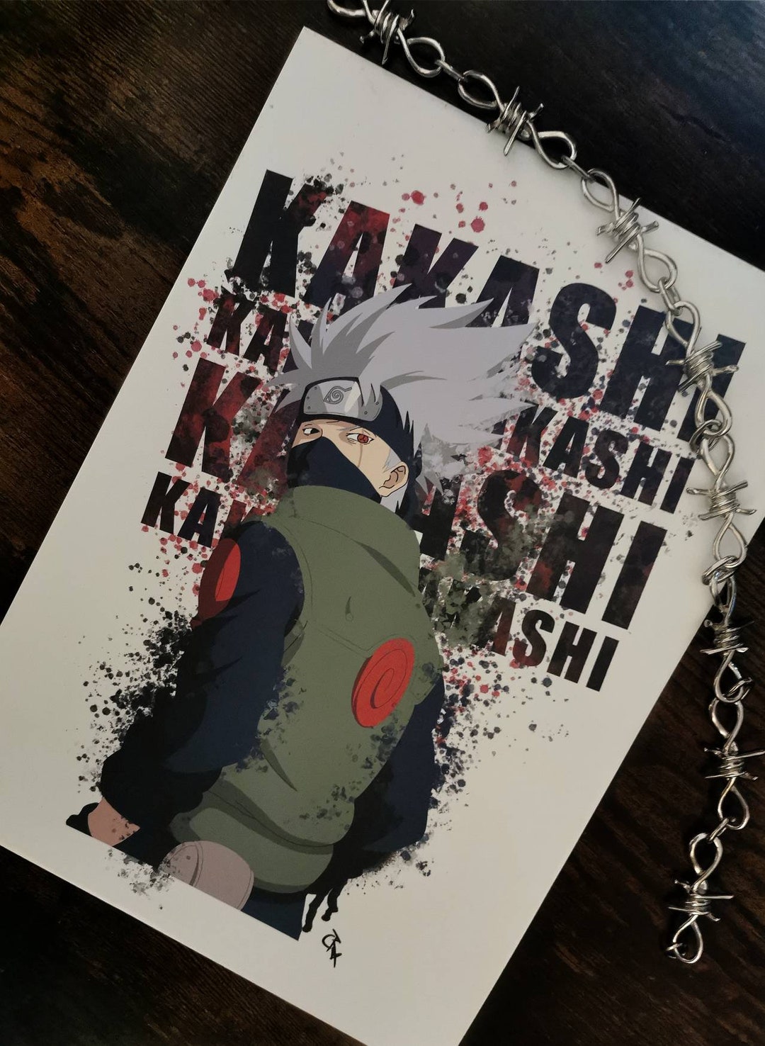 Kakashi Hatake A4 Print - Etsy