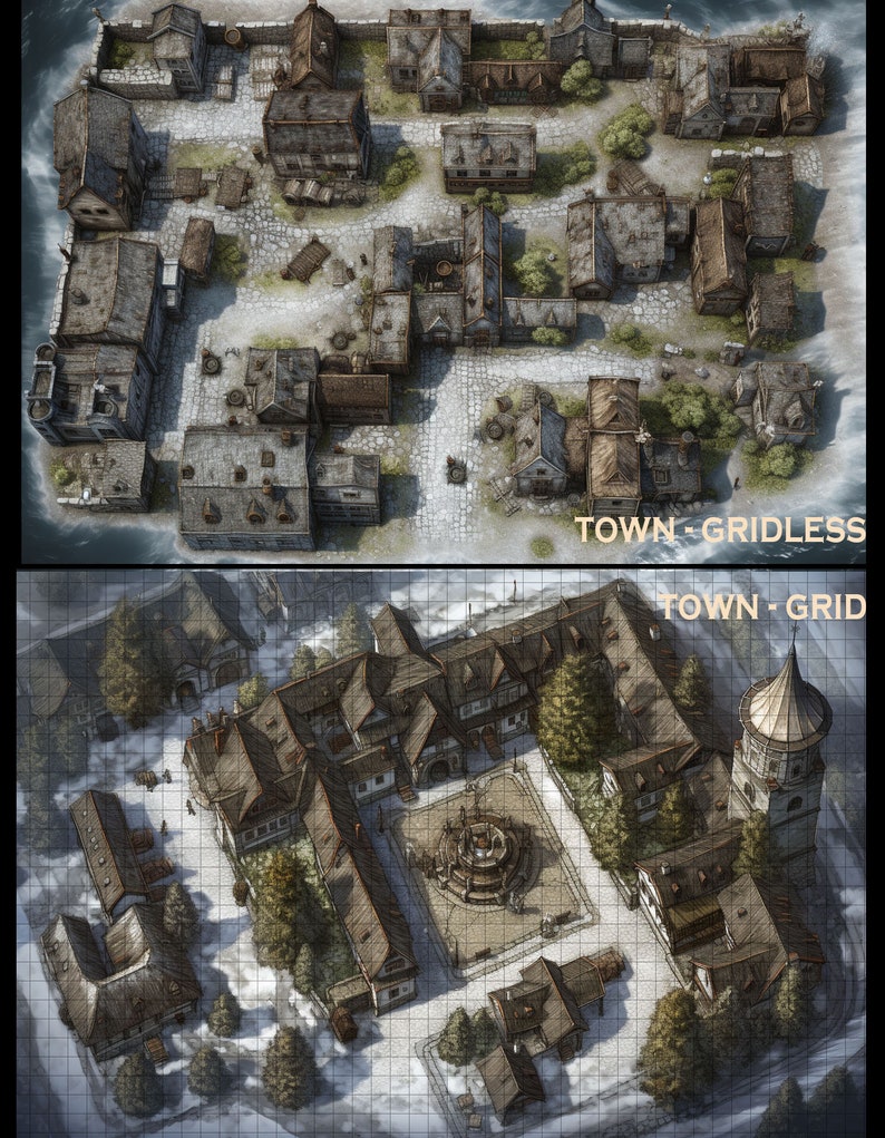 Dnd Starter Battle Map Bundle 24 Versatile D&D Battlemaps Set in ...