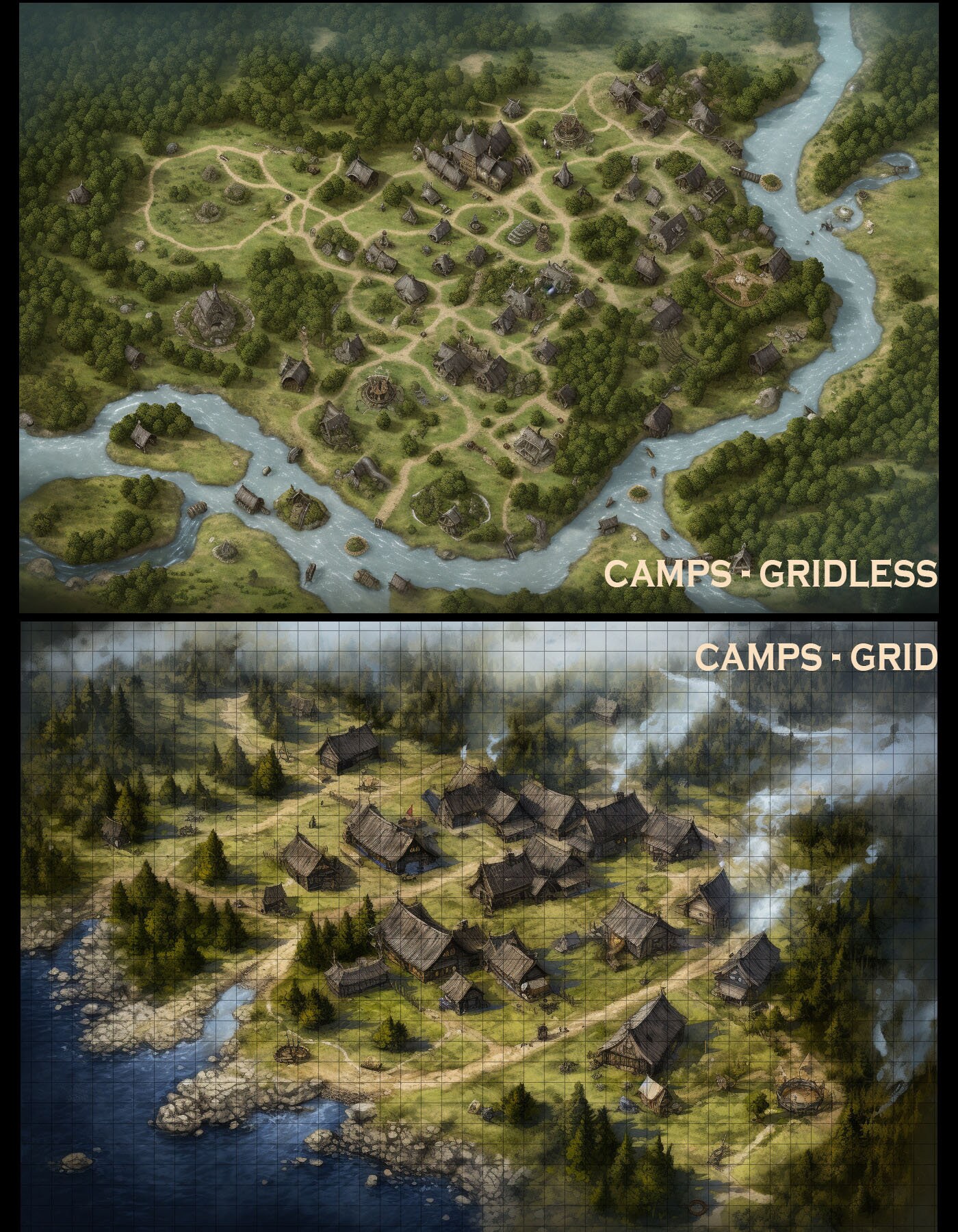 Dnd Starter Battle Map Bundle 24 Versatile D&D Battlemaps - Etsy UK