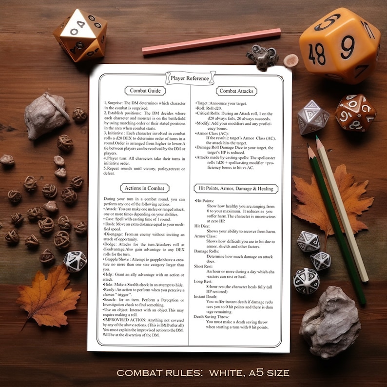 Dnd 5e New Player Cheat Sheetd&d Rulescomprehensive Quick - Etsy Australia Dnd 5e New Player Cheat Sheetd&d Rulescomprehensive Quick - Etsy Australia