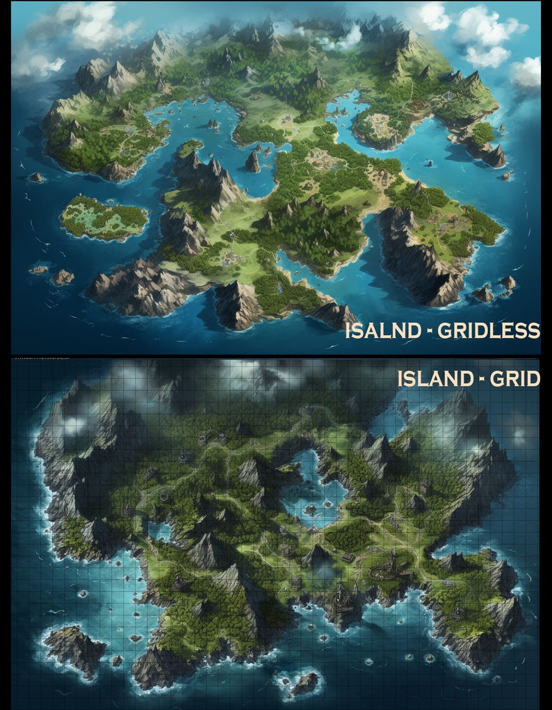 Dnd Starter Battle Map Bundle 24 Versatile D&D Battlemaps Set in ...