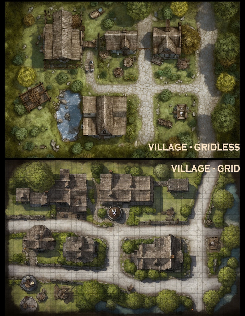 Dnd Starter Battle Map Bundle 24 Versatile D&D Battlemaps Set in ...