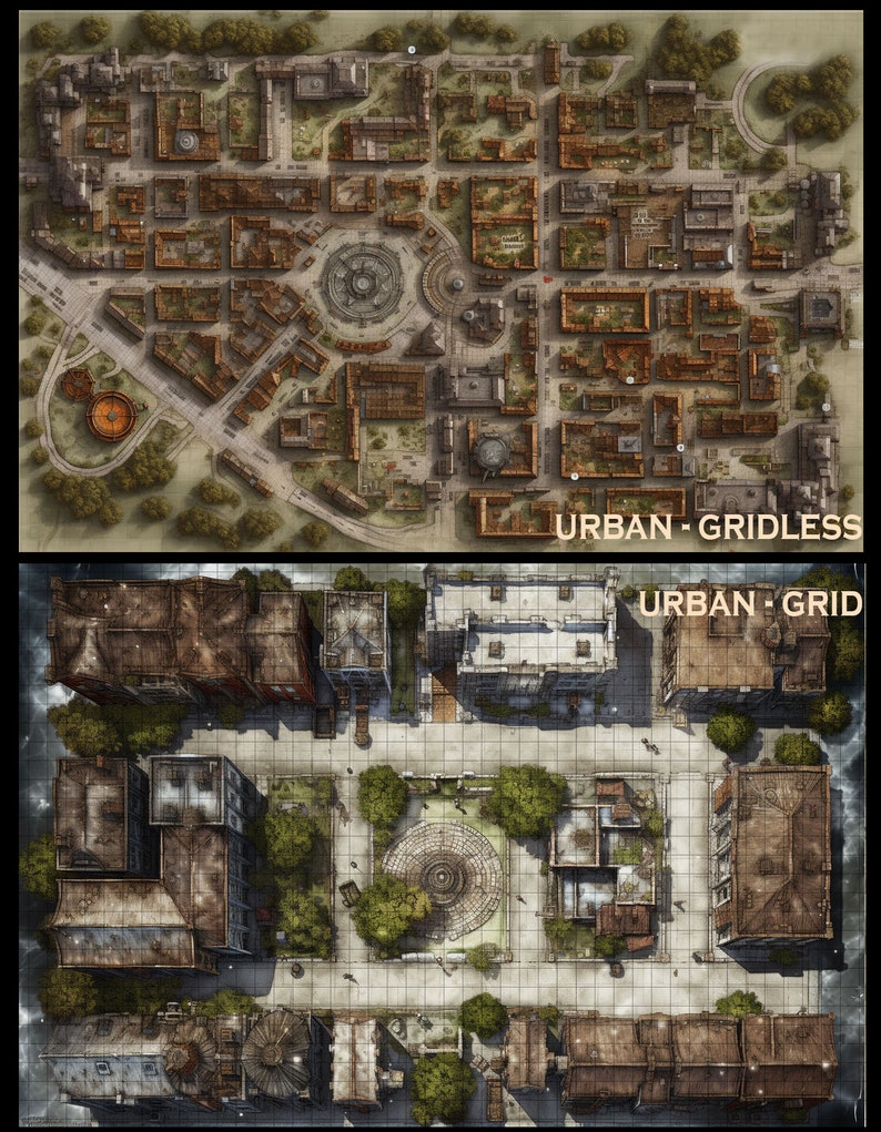 Dnd Starter Battle Map Bundle 24 Versatile D&D Battlemaps Set in ...