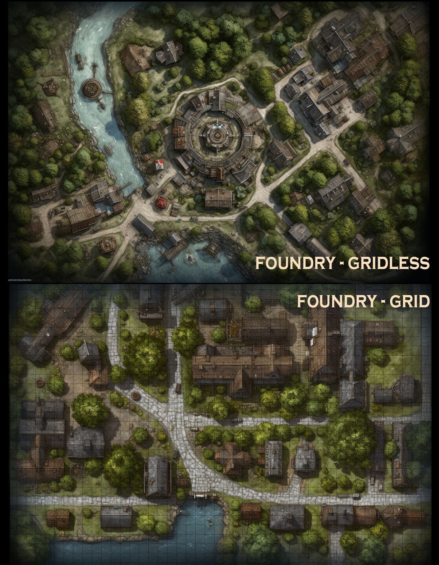 Dnd Starter Battle Map Bundle 24 Versatile D&D Battlemaps - Etsy