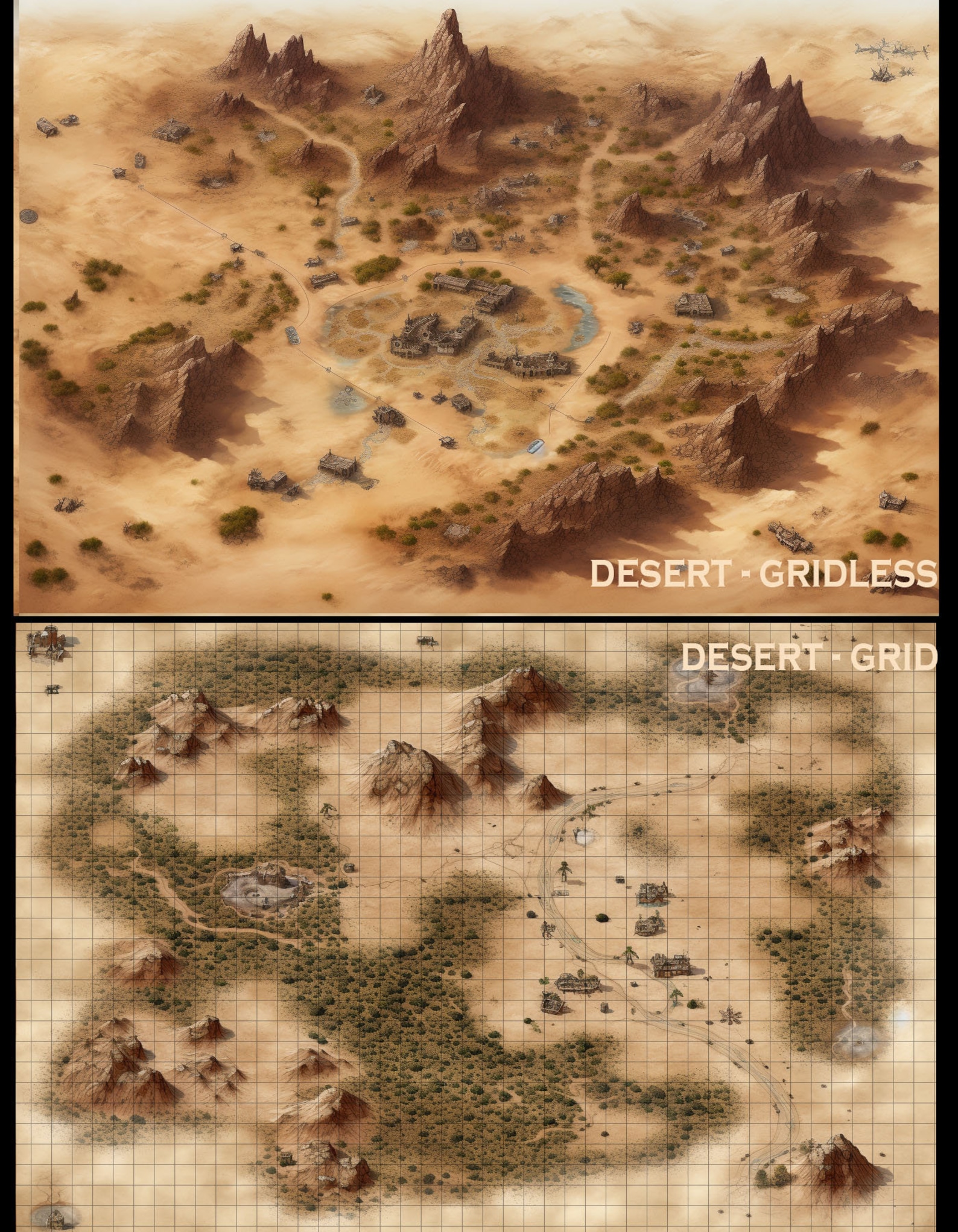 Dnd Starter Battle Map Bundle 24 Versatile D&D Battlemaps Set in ...