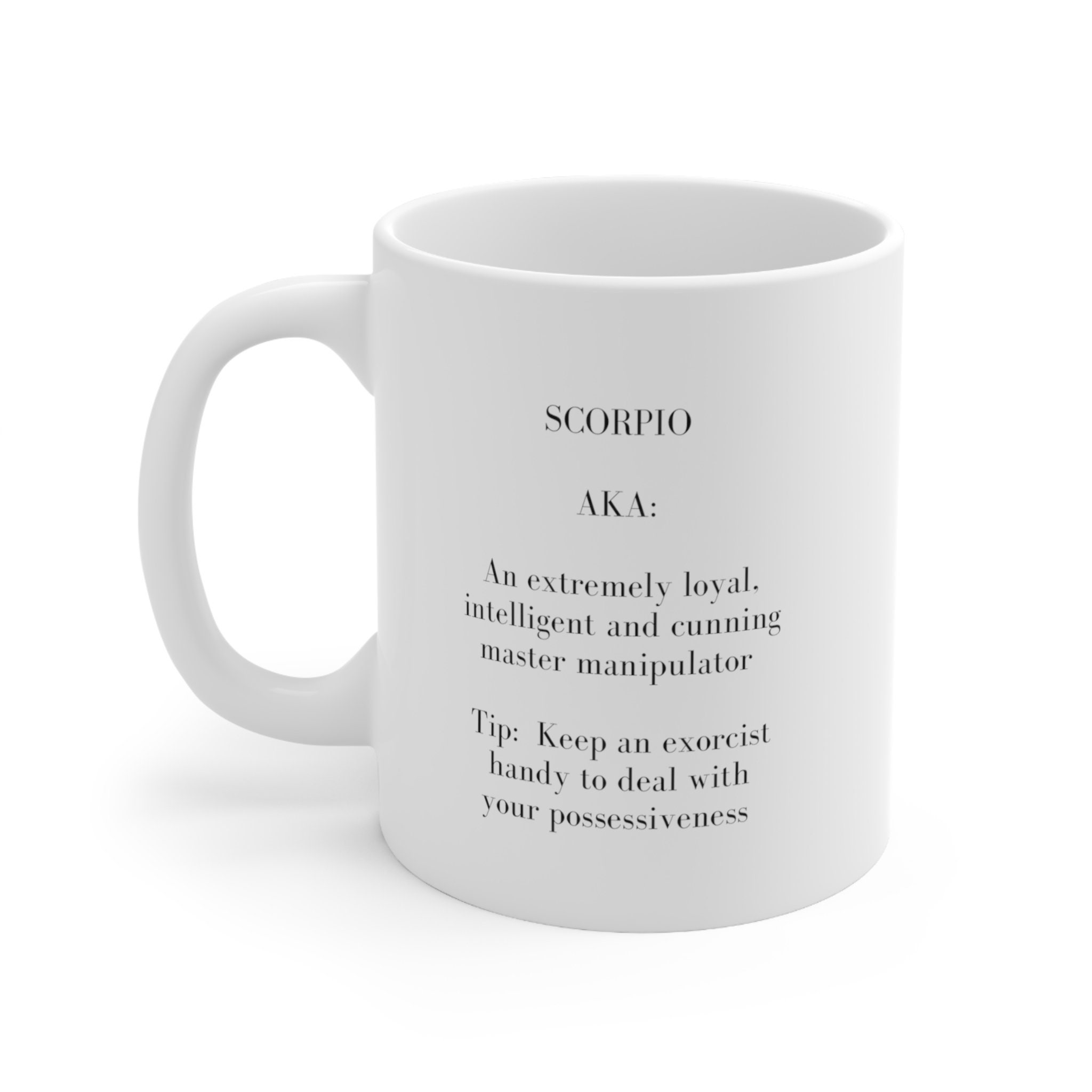 Scorpio Ceramic Mug, Astrology Gifts, Horoscope Signs, Creative ...