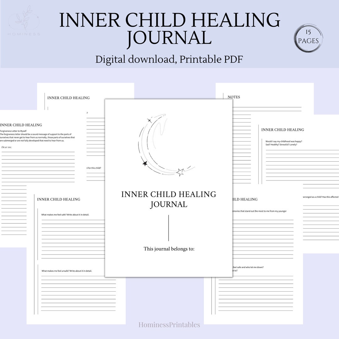 Inner Child Healing Journal Printable Inner Child Prompts - Etsy