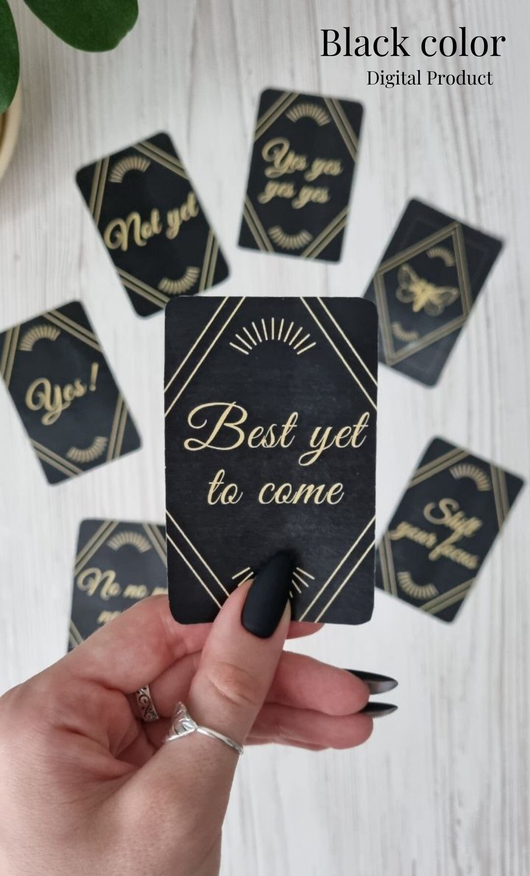 Yes/no Oracle Deck Printable. Yes/no Tarot Cards. Yes/no - Etsy