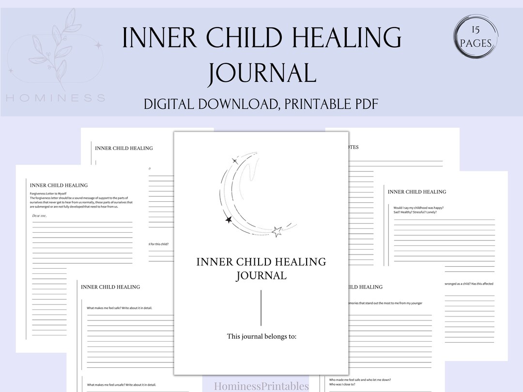 Inner Child Healing Journal Printable Inner Child Prompts - Etsy