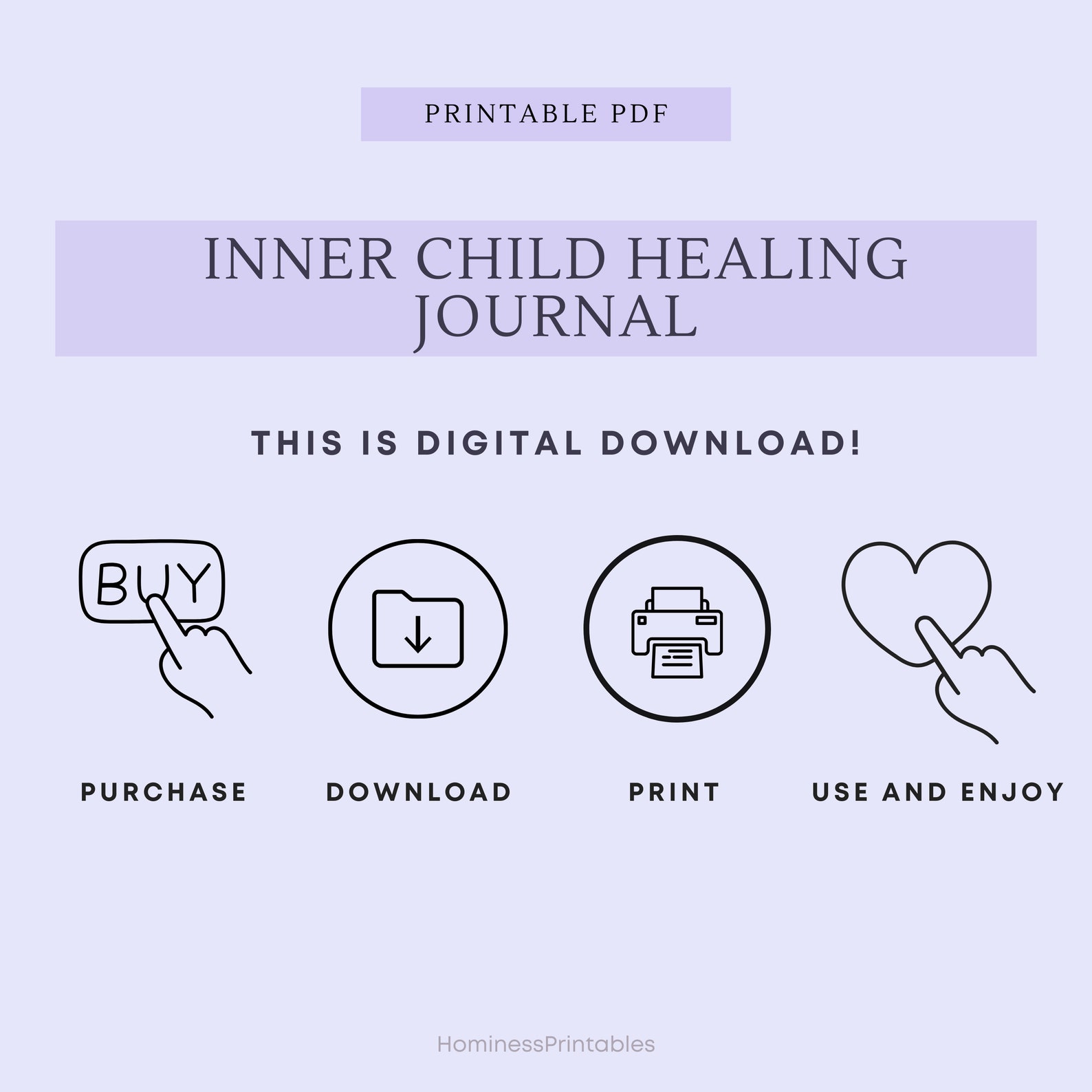 Inner Child Healing Journal Printable Inner Child Prompts - Etsy