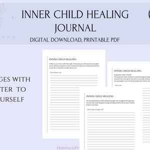 Inner Child Healing Journal Printable Inner Child Prompts - Etsy