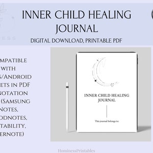 Inner Child Healing Journal Printable Inner Child Prompts - Etsy