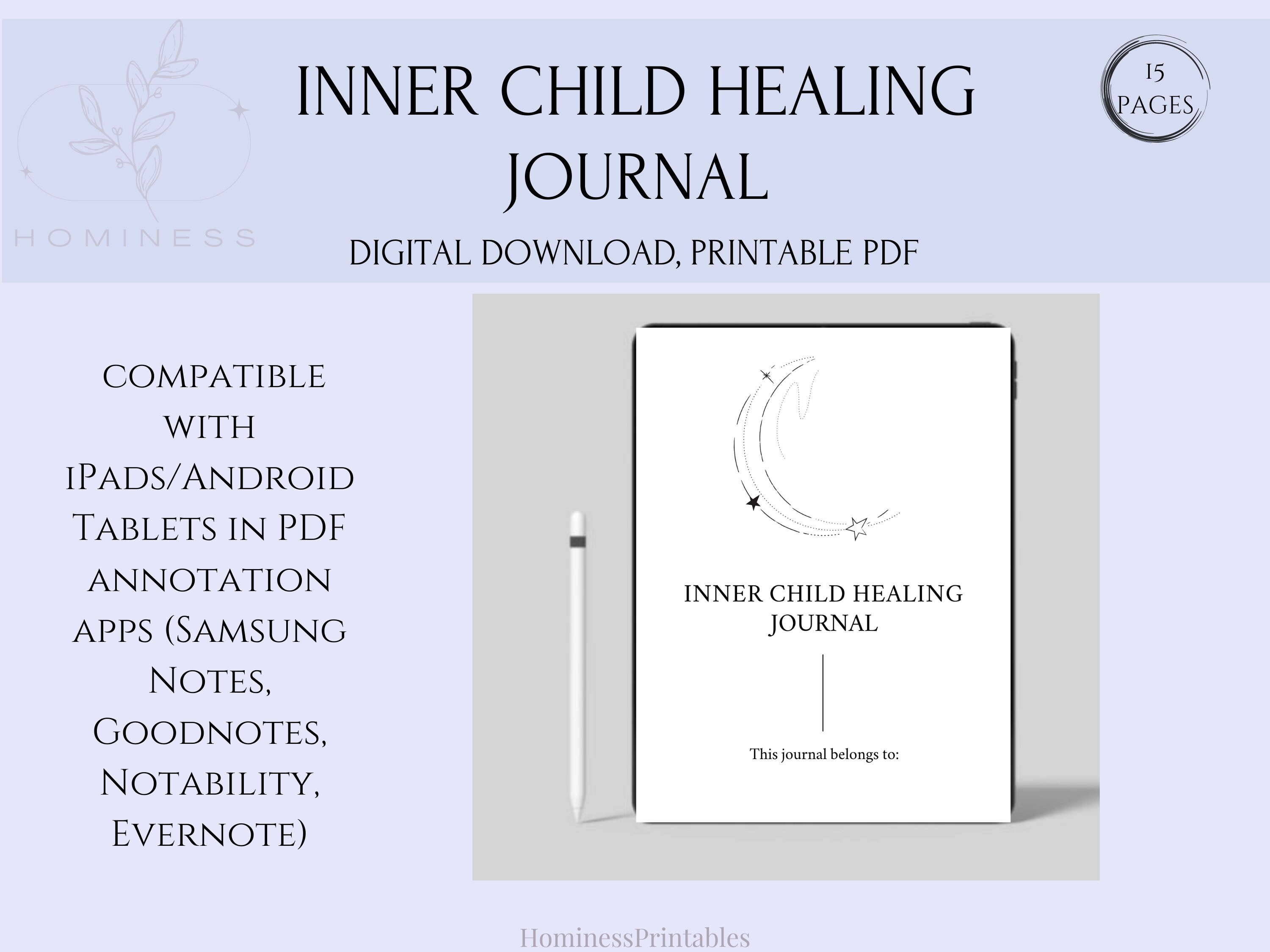 Inner Child Healing Journal Printable Inner Child Prompts - Etsy