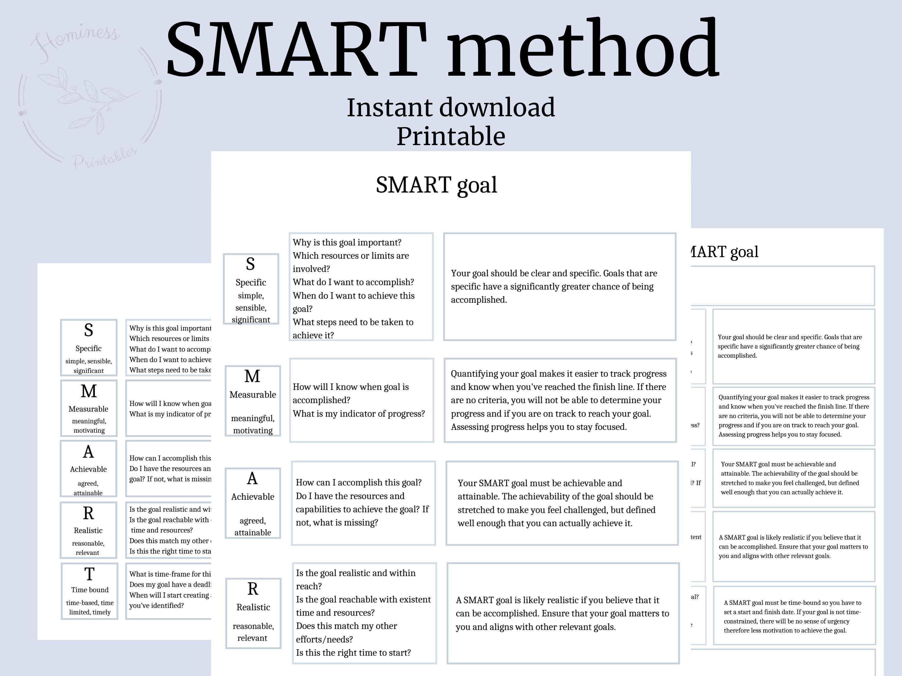 SMART Goals Worksheet. SMART Goal Setting Coaching Worksheet - Etsy