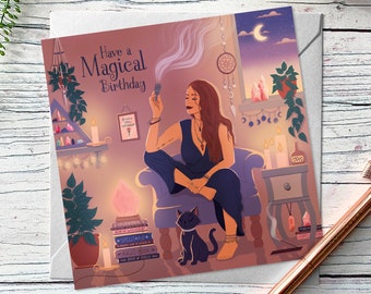 Have a Magical Birthday Card With Quirky Toadstools - Etsy