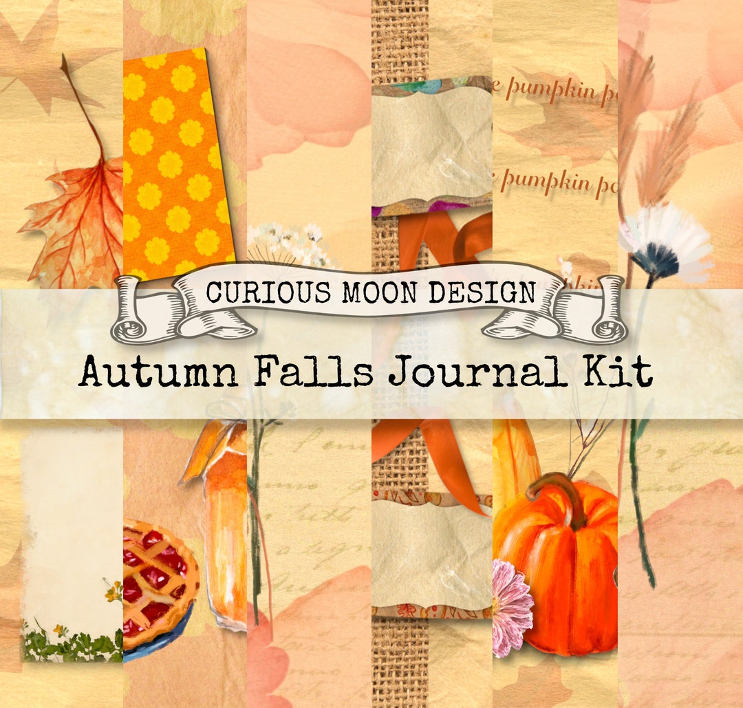 AUTUMN JUNK JOURNAL, a Vintage Style Printable Digital Download Kit ...