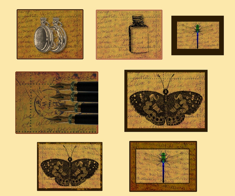 Tag Kit Digital Printable, Download, Complete With Vintage Ephemera ...