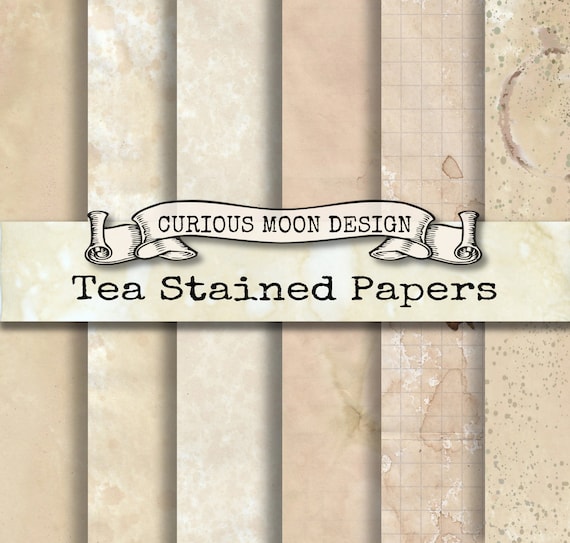 Tea Stained Paper Background