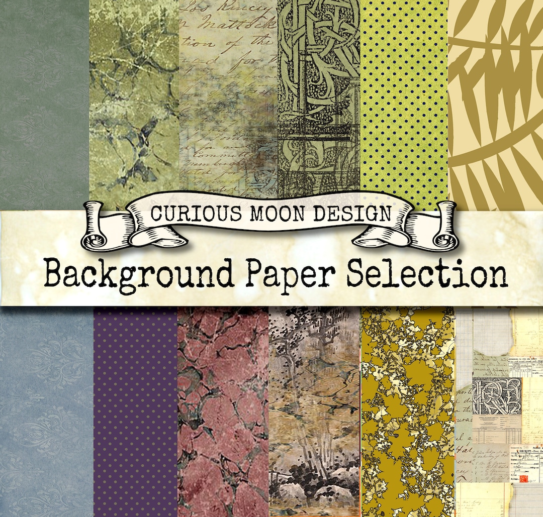 BACKGROUND JOURNAL PAGES Printable Digital Kit, for Use in Junk ...