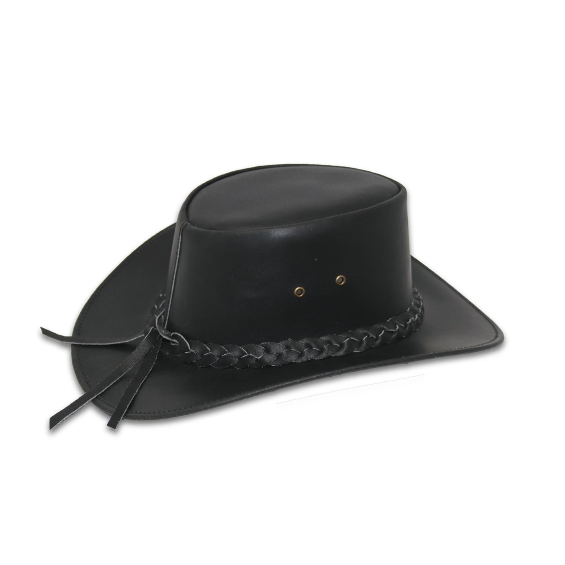 Leather Cowboy Hat Western Style Genuine Premium Leather Hats for Men ...