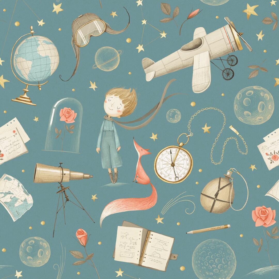Little Prince Softshell Fabric Custom Printed Fabric Outdoor Fabric ...