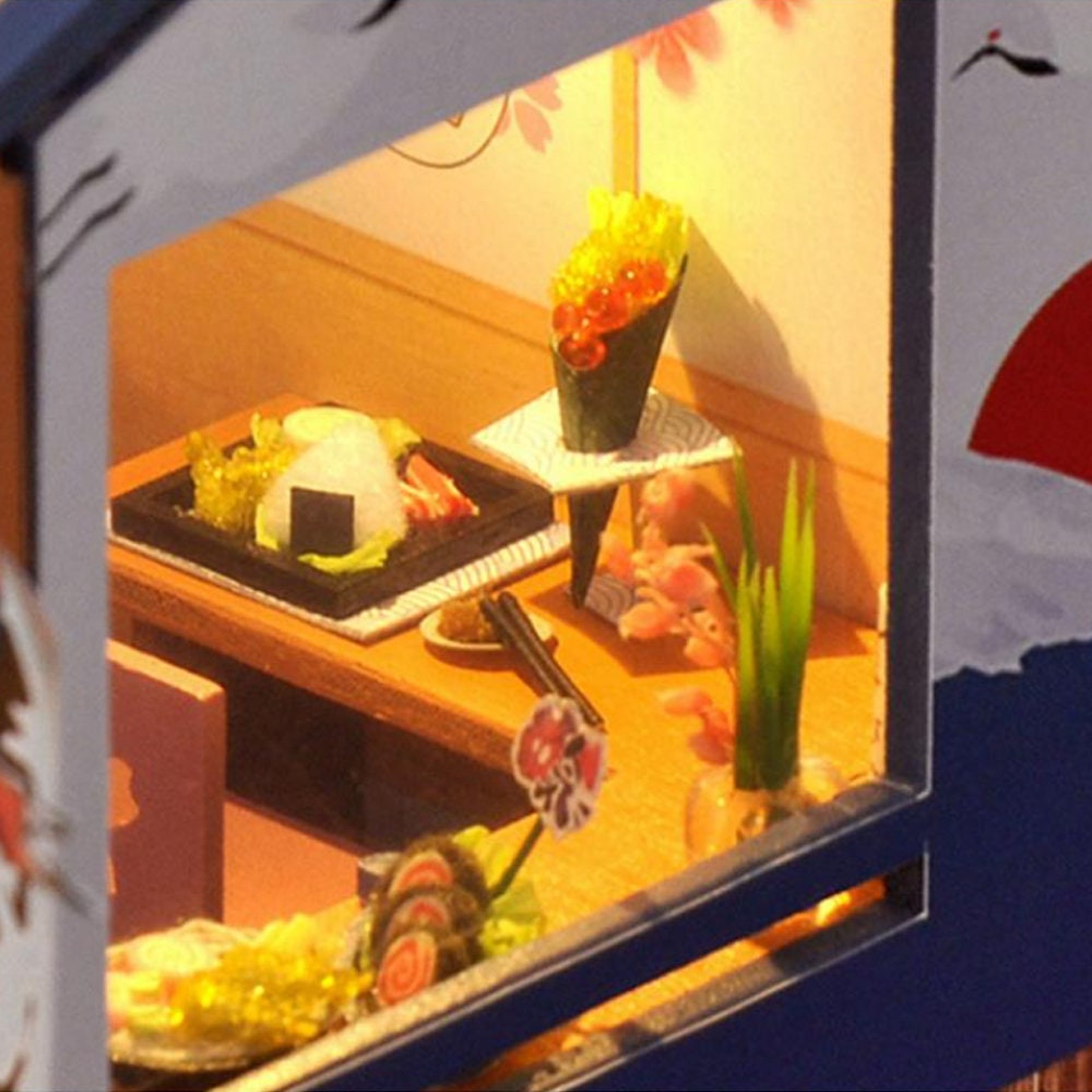 Sushi Restaurant Miniature DIY Kit Japanese Dollhouse - Etsy