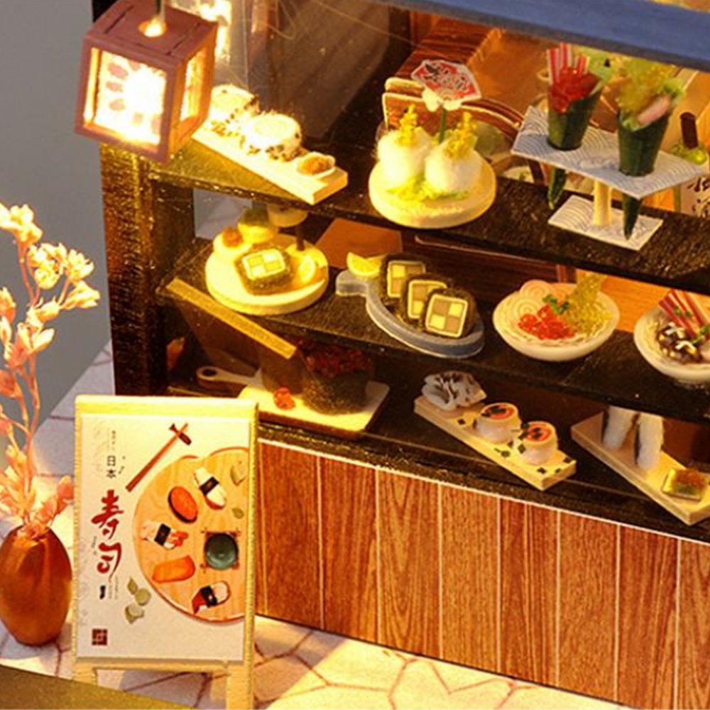 Sushi Restaurant Miniature DIY Kit Japanese Dollhouse - Etsy
