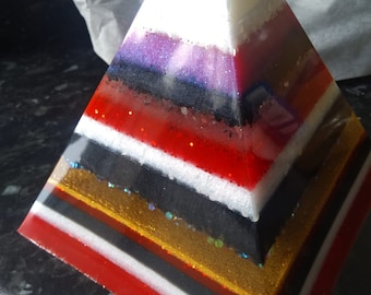 Dinosaur Nightlight Pyramid for Kids Resin Pyramid Lamp - Etsy