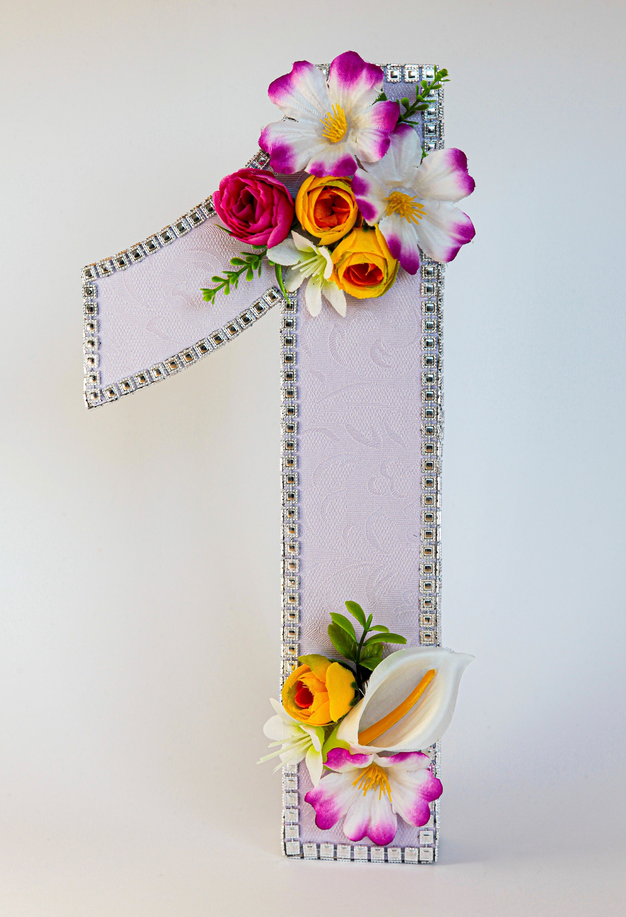 30cm Letters With Flowers, Numbers With Flowers, Home Decoration ...