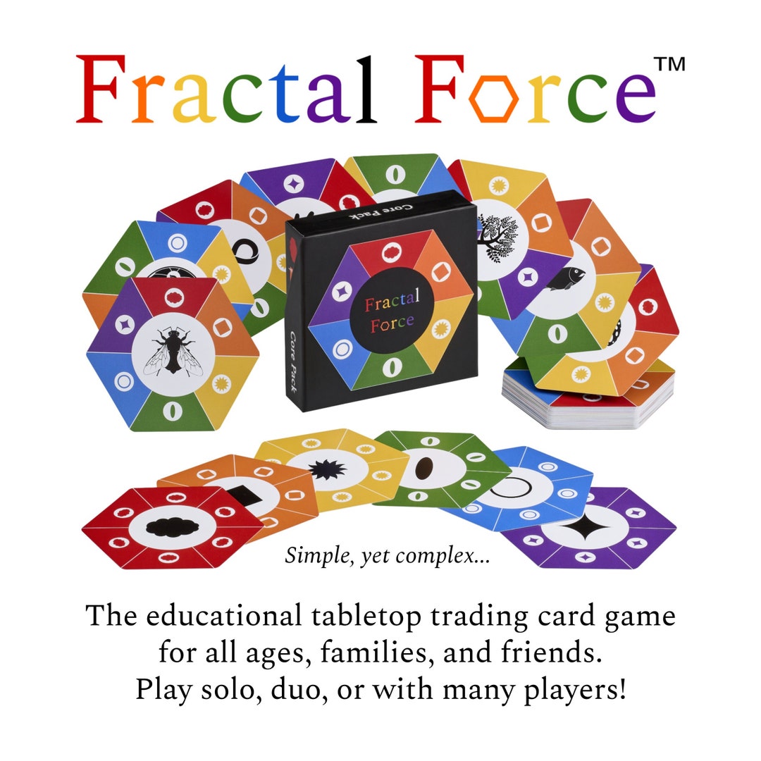 Fractal Force: the Educational Tabletop Trading Card Game - Etsy Fractal Force: the Educational Tabletop Trading Card Game - Etsy