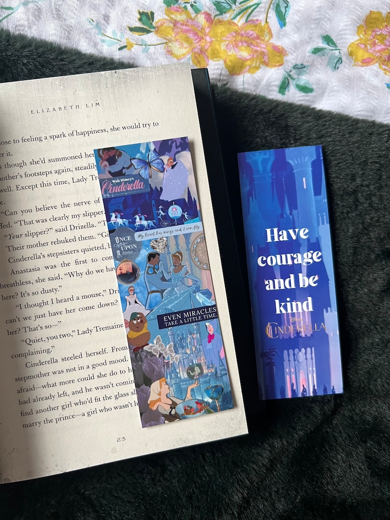 Disney Inspired Cinderella Collage Bookmark - Etsy