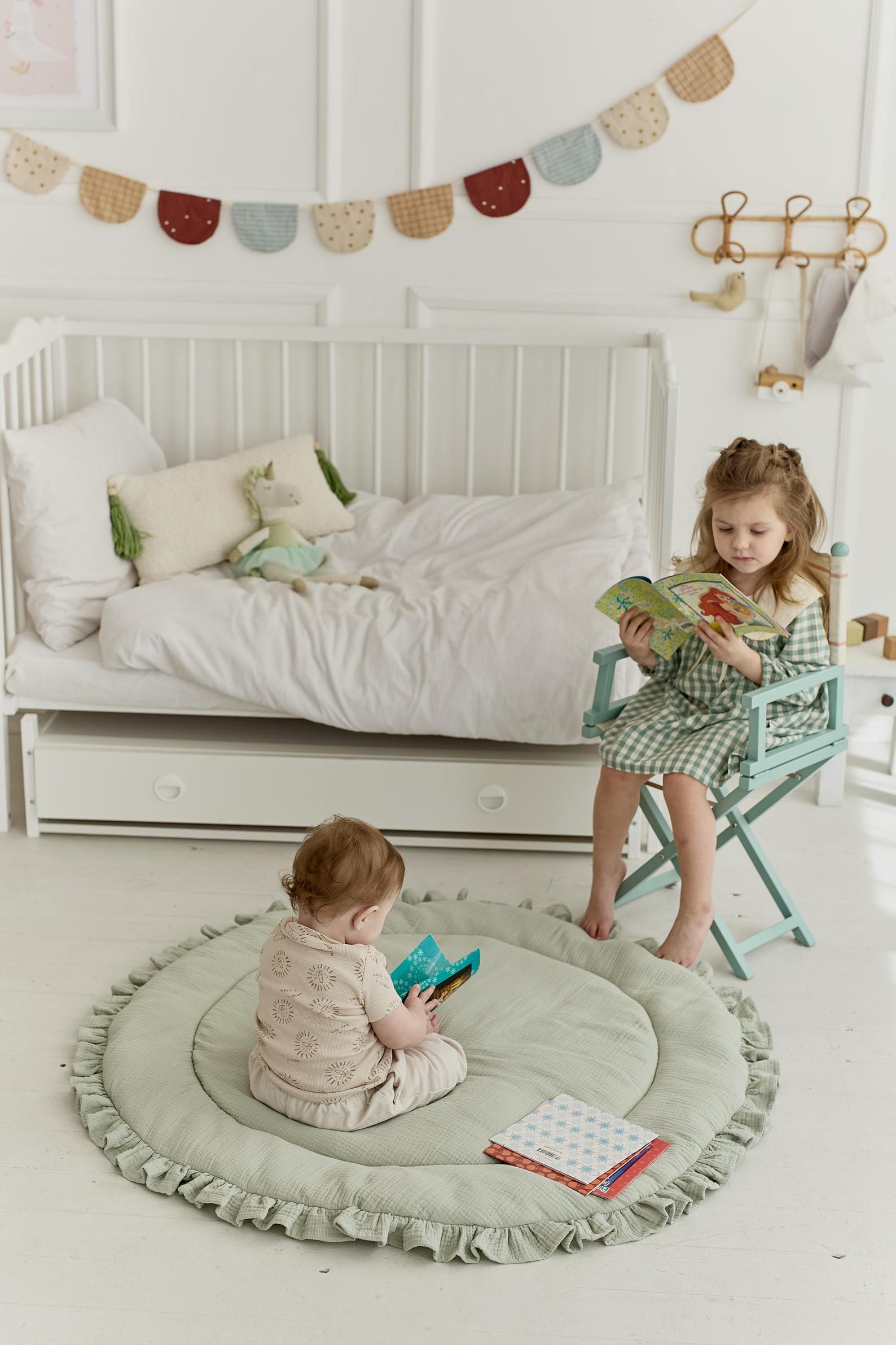 Play Mat, Baby Play Mat, Baby Rug, Round Baby Mat, Nursery Floor Mat ...