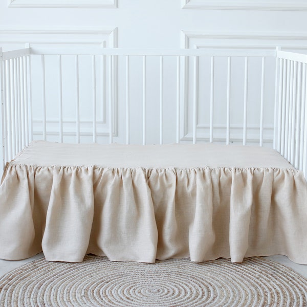 Ruffle Crib Skirt - Etsy