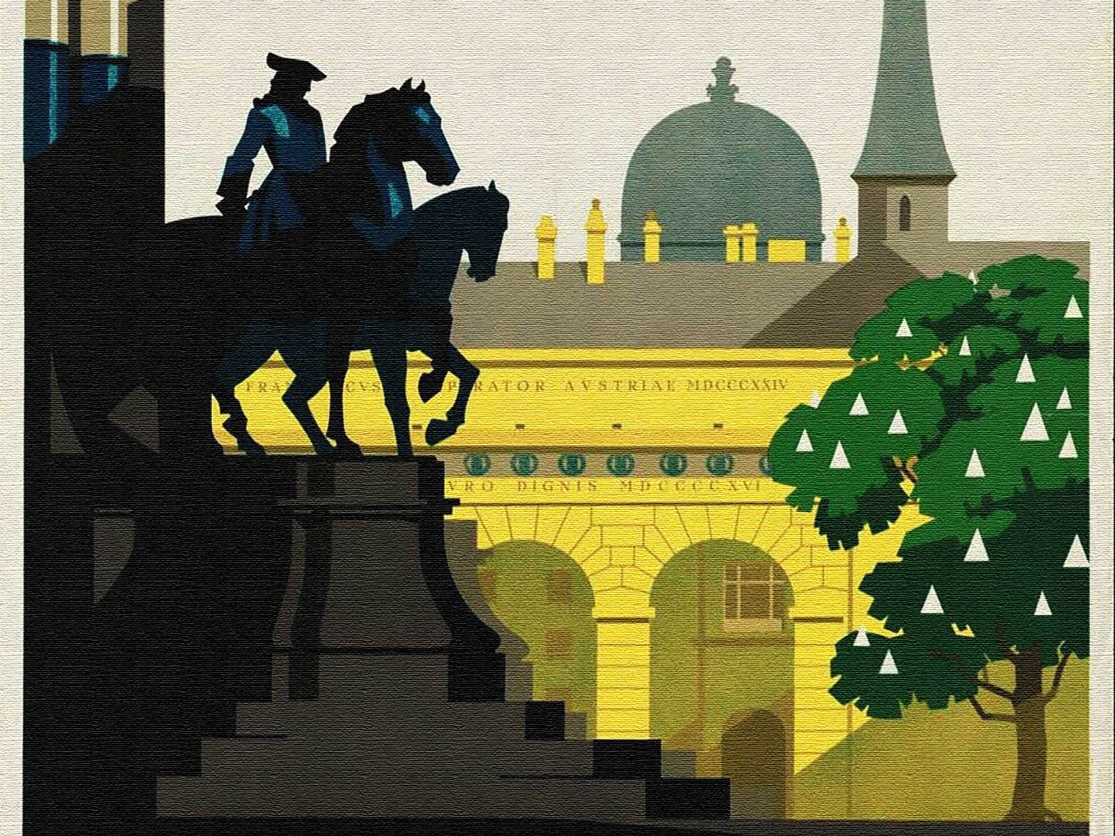 Vienna Vintage Poster - Vienna Travel Poster - Vienna Print - Retro ...