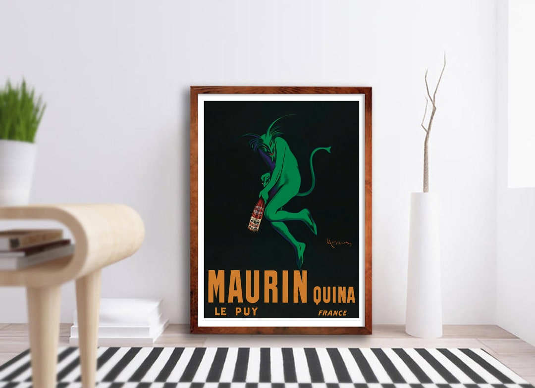 Maurin Quina Vintage Poster Alcohol Prints Alcohol Advertising Retro ...