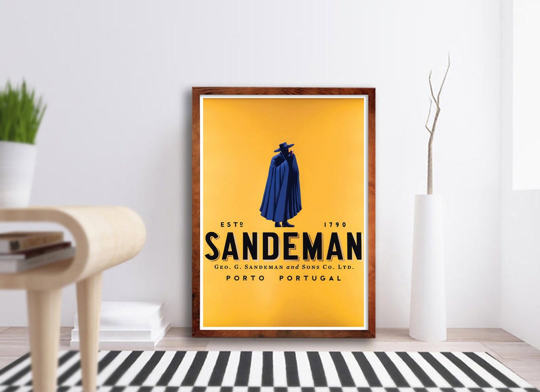 Sandeman Porto Vintage Poster Alkohol Drucke Alkohol Werbung Retro ...