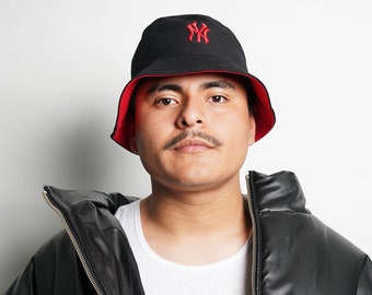 Red Ny Bucket Hat - Etsy