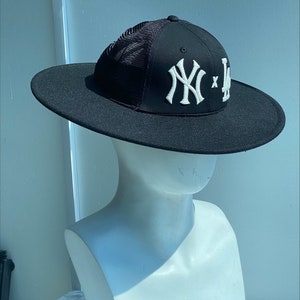 Hybrid Baseball Cap Fedora NY X LA - Polyester Brim, Unisex Vintage ...