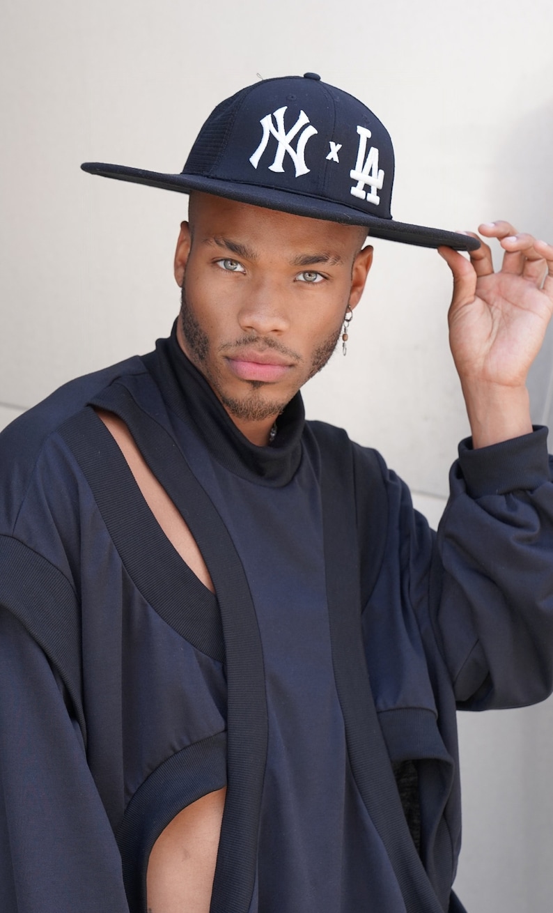 Hybrid Baseball Cap Fedora NY X LA Polyester Brim - Etsy