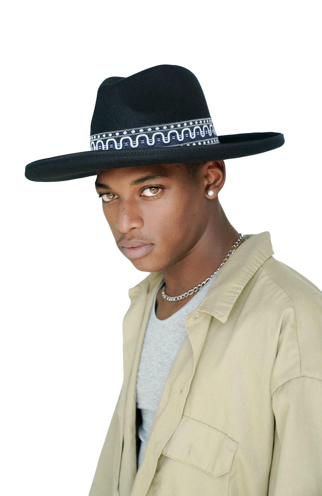 Melodic Fedora Black - Etsy