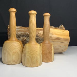 Woodcarving Mallet , Hand Turned Mallet , Hand Made , Carpenter's Tool ...