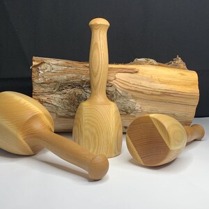 Woodcarving Mallet , Hand Turned Mallet , Hand Made , Carpenter's Tool ...