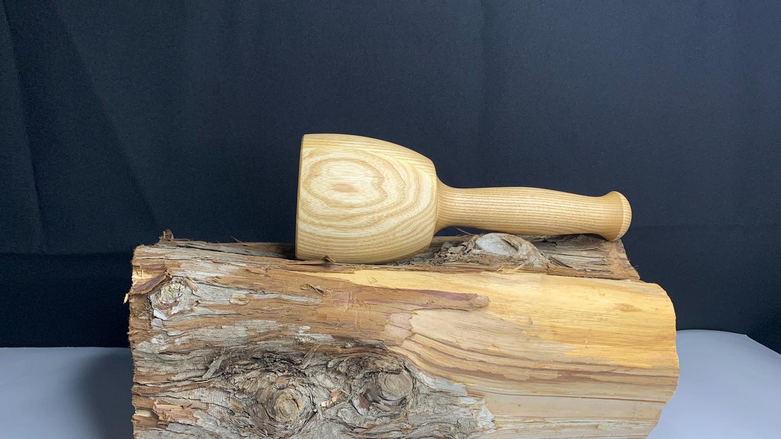 Woodcarving Mallet , Hand Turned Mallet , Hand Made , Carpenter's Tool ...